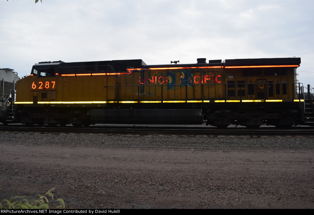 UP Engine 6287, Shortline Yard, Des Moines IA 2